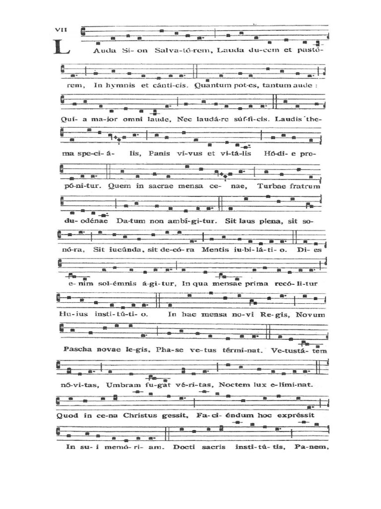 Lauda Sion Salvatorem | PDF | eucaristía | Jesús