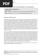 Fillmore 1982 - Frame Semantics | PDF | Lexical Semantics | Semantics