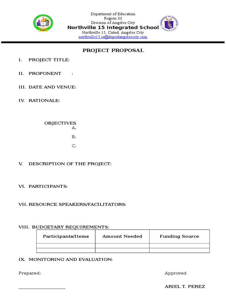 Project Proposal Template | PDF