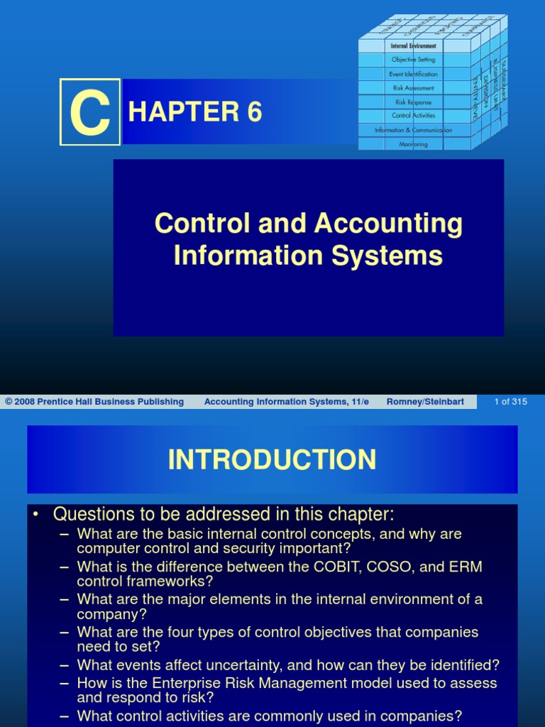 Chapter 6 Control and Accounting Information Systems | PDF | Internal ...