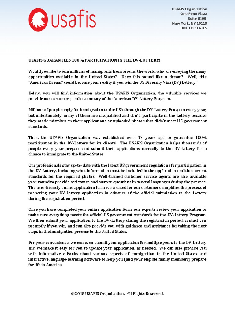 USAFIS General Information PDF | PDF | Immigration Law | Immigration