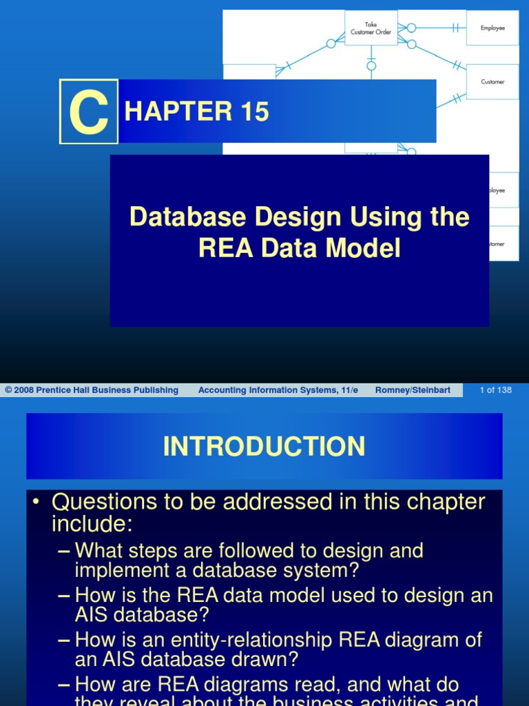 Chapter 15 Database Design Using The REA Data Model | Download Free PDF | Data Model | Databases
