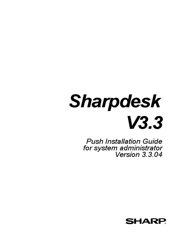 Sharpdesk | Download Free PDF | Group Policy | Microsoft Windows