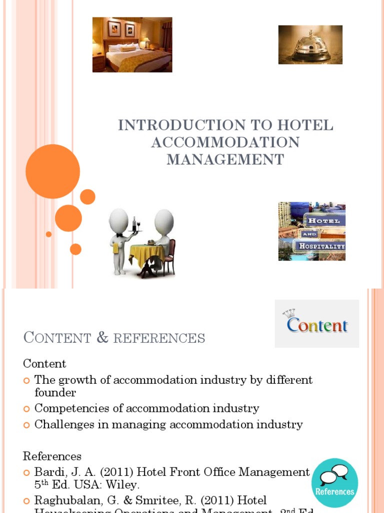 1 Introduction To Accommodation Management - Lecture Note | PDF | Hotel ...