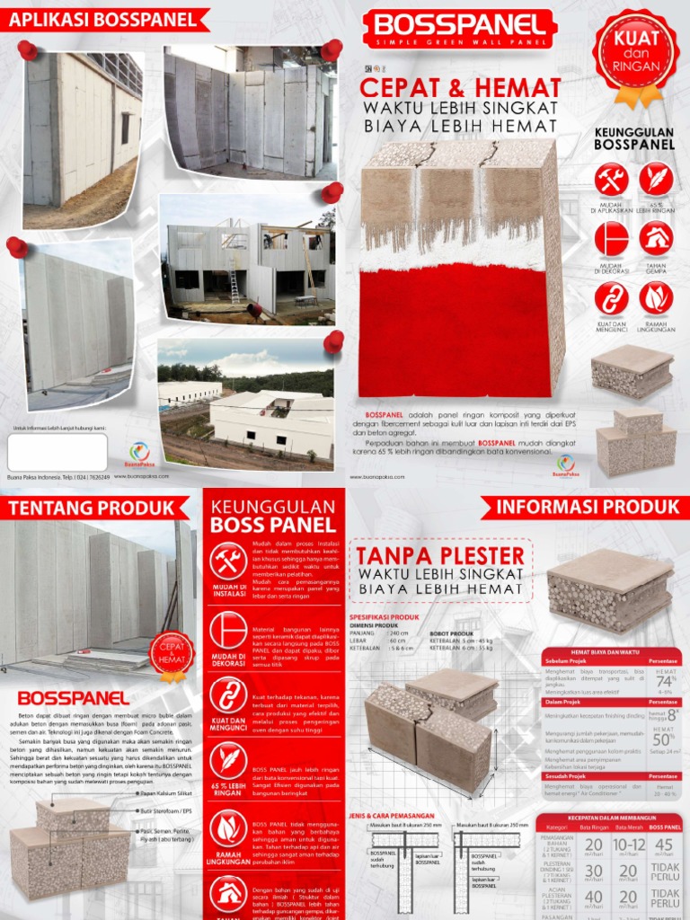 Panel Dinding Bosspanel Pdf Pdf