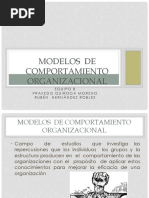 Modelos de Comportamiento Organizacional | PDF | Liderazgo ...