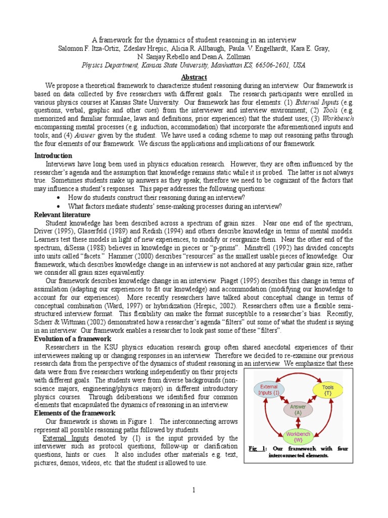 Framework Paper-NARST Gray | PDF | Constructivism (Philosophy Of ...