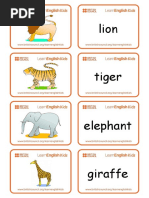 Animals Chart | PDF