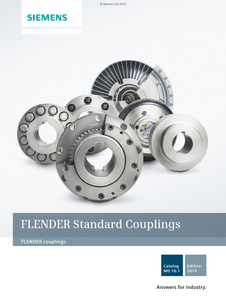 FLENDER Standard Couplings MD10 1 Complete English 2015 OhneKdAnschr K ...