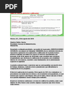 Carta con Anexos: Ejemplo Práctico | PDF