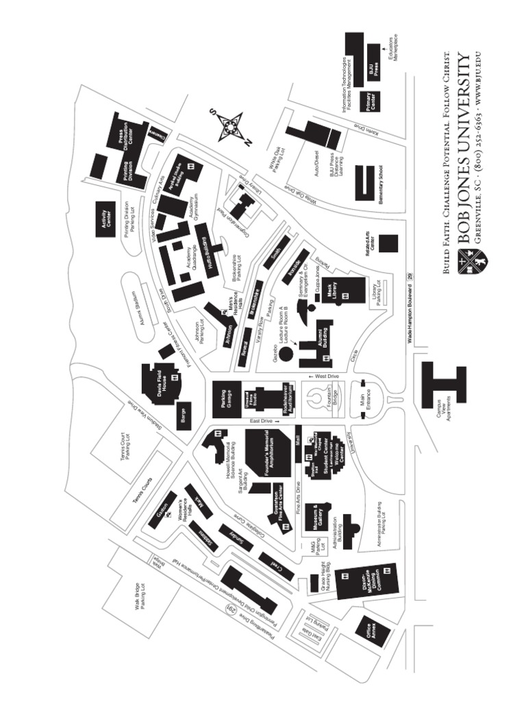 Bob Jones University Campus Map | PDF