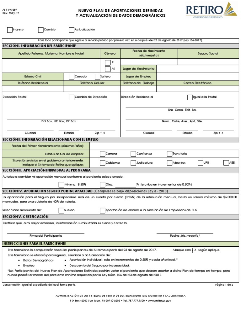 Ingreso ASR-PA 089 | PDF | Business