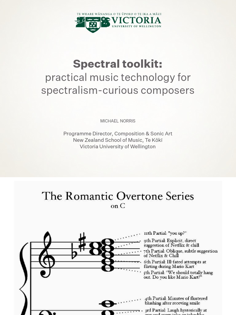 Practical Music Technology For Spectralism Composers | PDF | Pitch ...