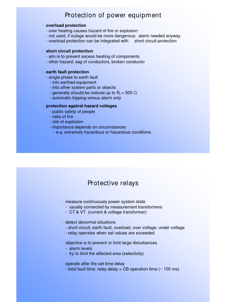 Transformer Protection Guide | PDF | Transformer | Relay