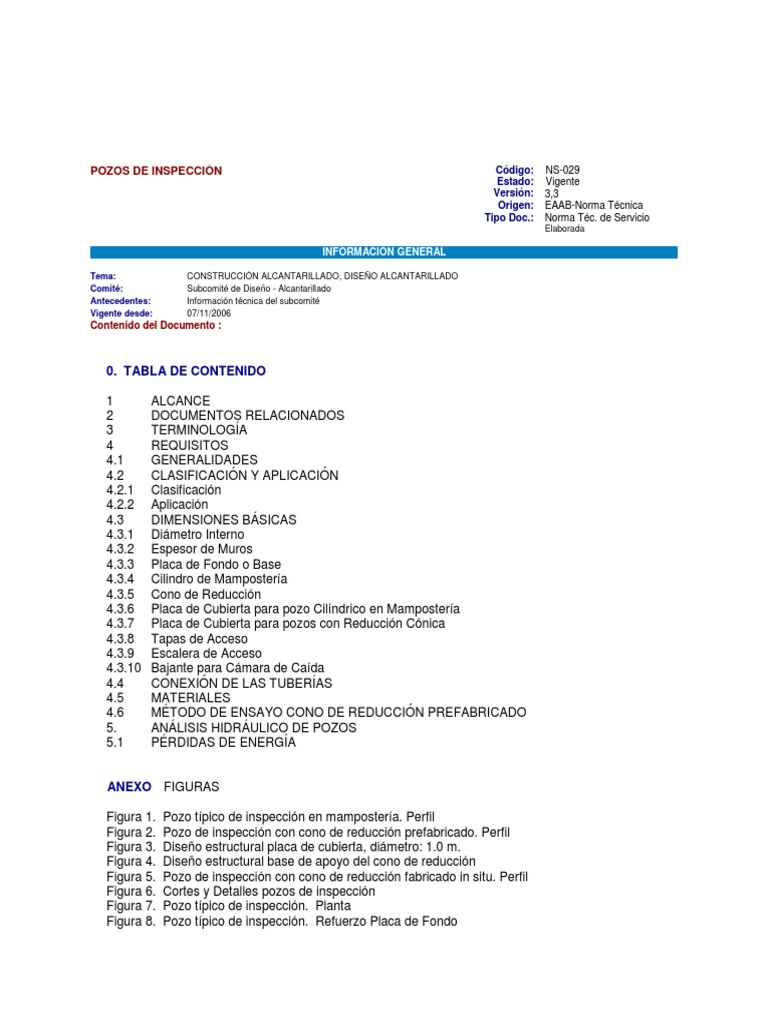 Pozos de Inspección | PDF | Alcantarillado | Poliuretano