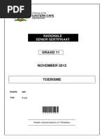 Gr12 TOERISME HERSIENINGSBOEKIE 2025 - MSED | PDF