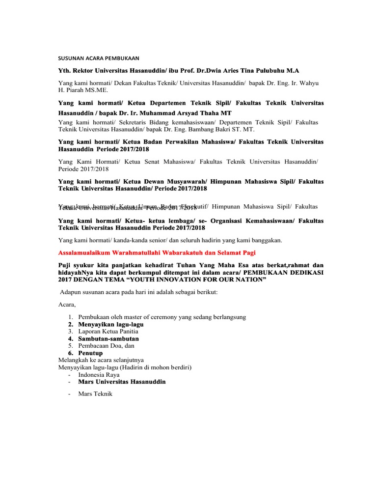 Assalamualaikum Warahmatullahi Wabarakatuh Dan Selamat Pagi ...