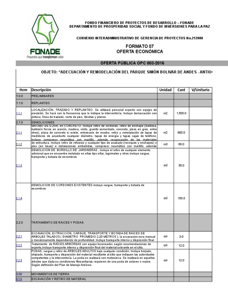 008 de 2013 LIC Presupuesto y APU Adecuacion Auditorio Castilla PARA DEFINITIVOS | Descargar ...