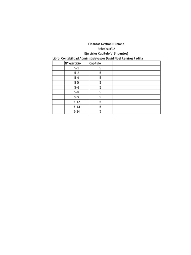 Ejercicios Capitulo 5 | PDF | Economias | Business