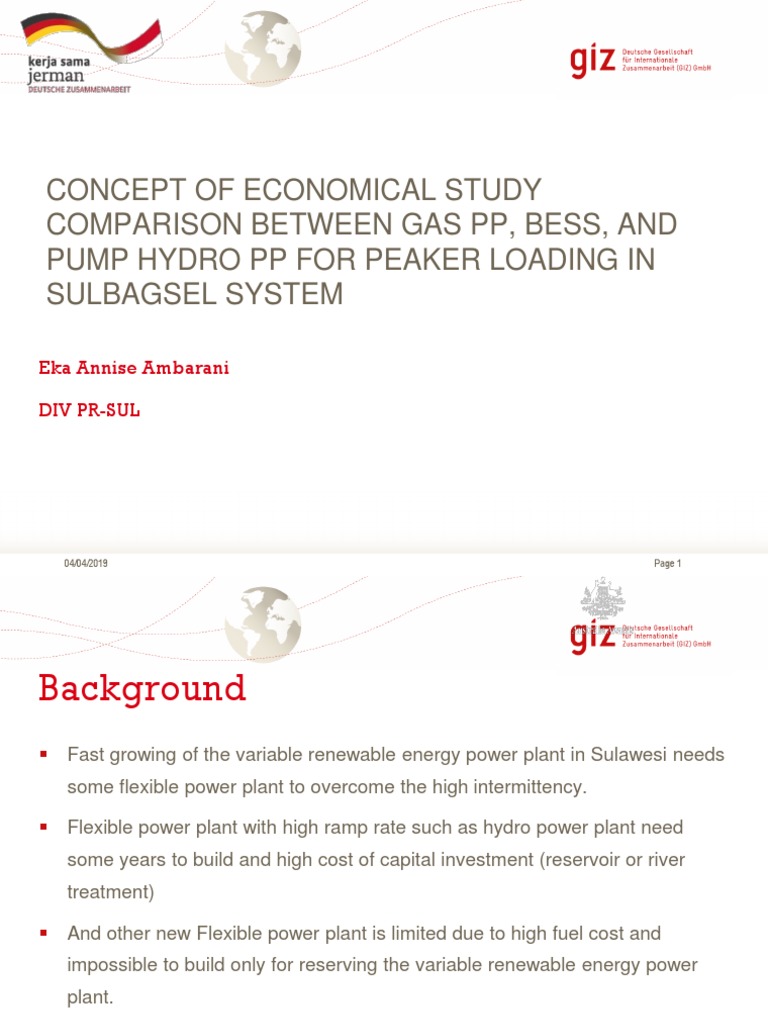 Eka Annise - Concept Study of Gas Battery and Pump Hydro For Peaker ...