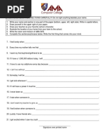 Sacks Sentence Completion Test | PDF