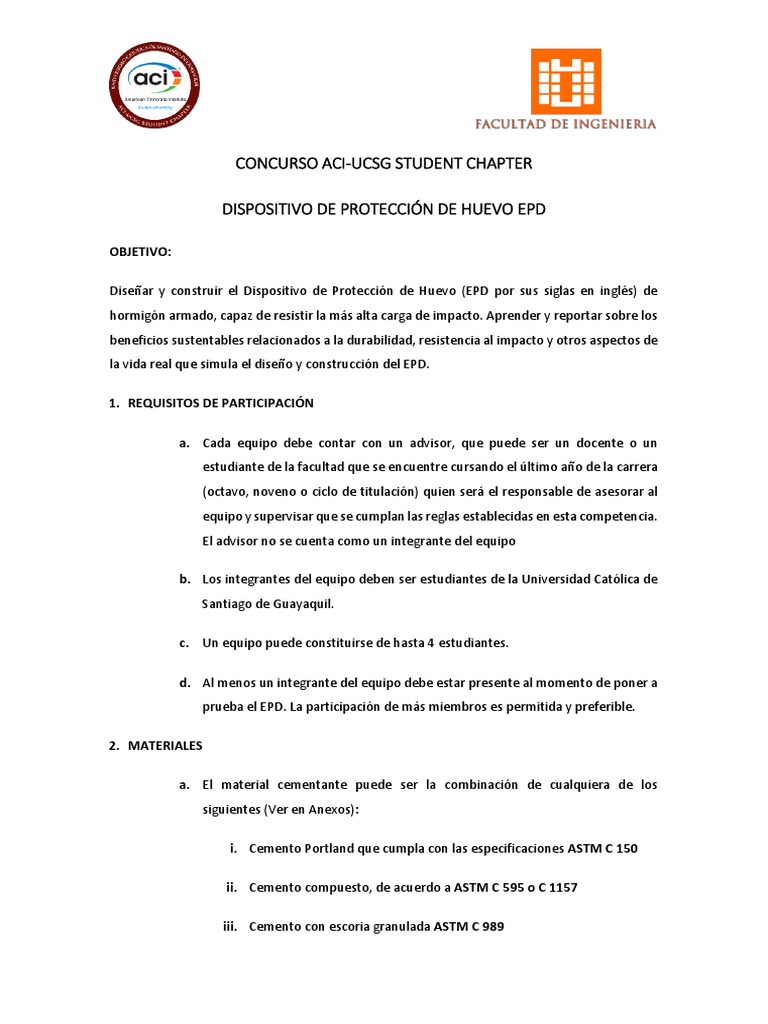 Bases 2019 - Epd | PDF | Hormigón | Cemento