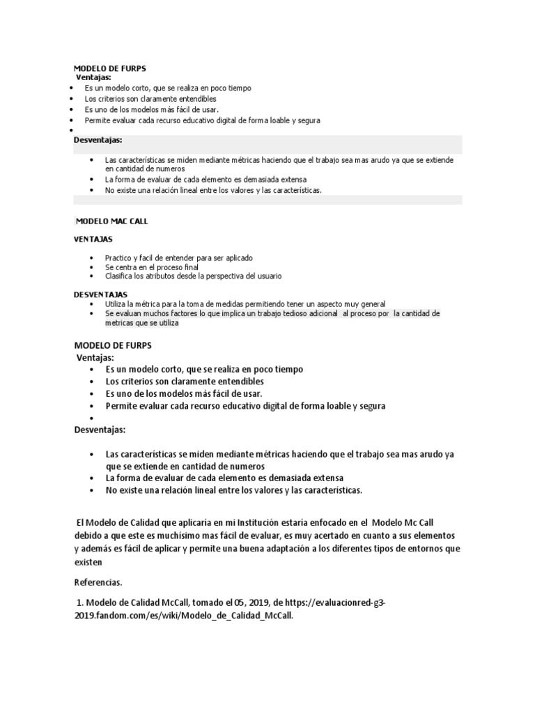 Modelo de Furps | PDF