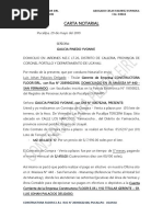 Modelo de Carta Testigo | PDF