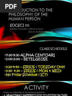 Introduction To The Philosophy of The Human Person Module 1 | PDF ...