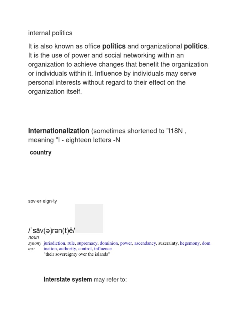 Understanding Office Politics | PDF