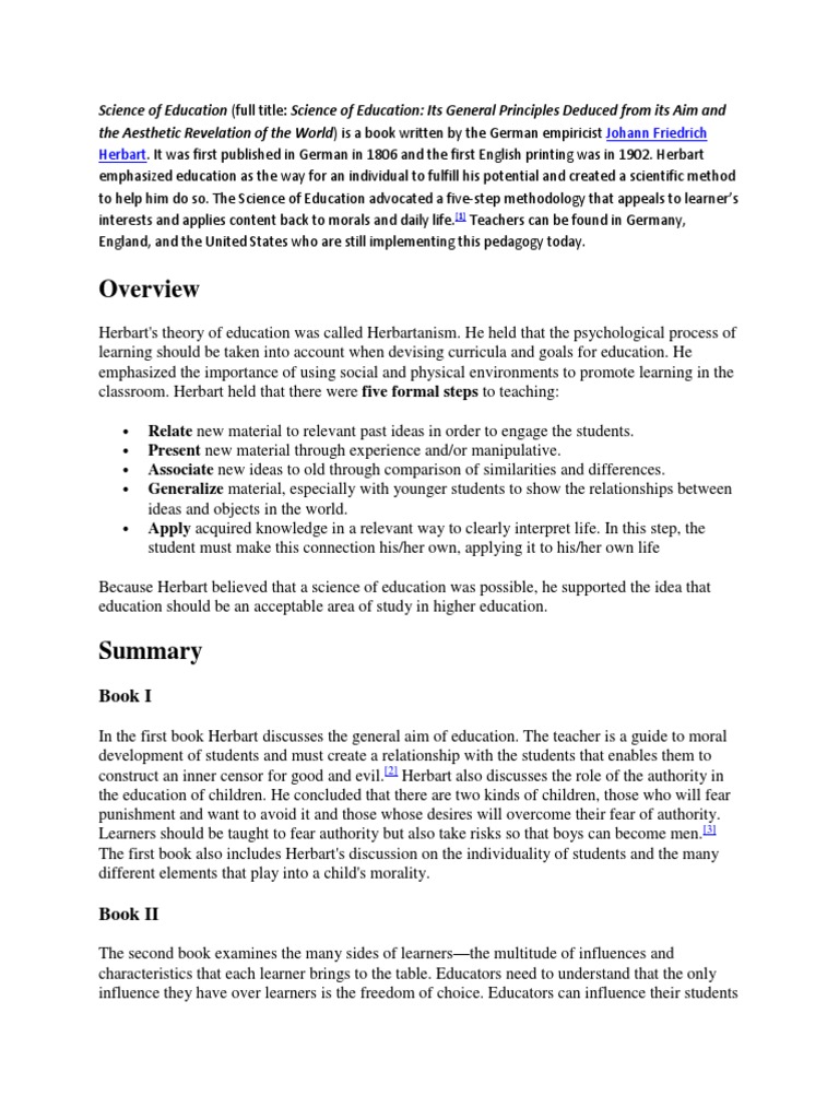 Science of Education | PDF | Pedagogy | Education Theory