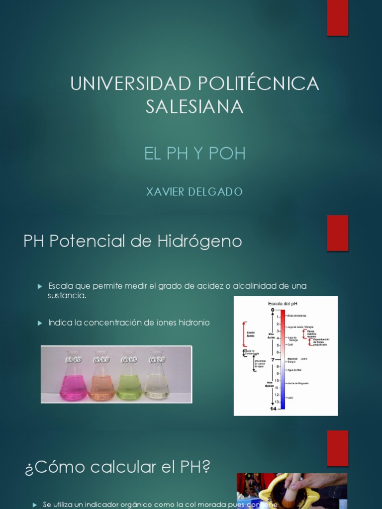 PH y POH | PDF | Ph | Ácido