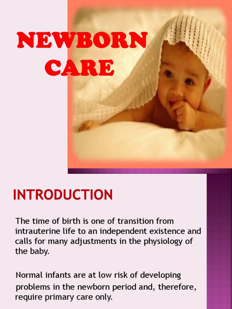 Essential Newborn Care Guidelines | PDF | Infants | Childbirth