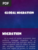 Contemporary World Chapter 10 Global Migration | PDF | Immigration | Human Migration