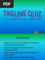 Tagline Quiz | PDF