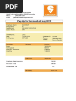 Sample of Pay Slip | PDF | Government Finances | Taxes