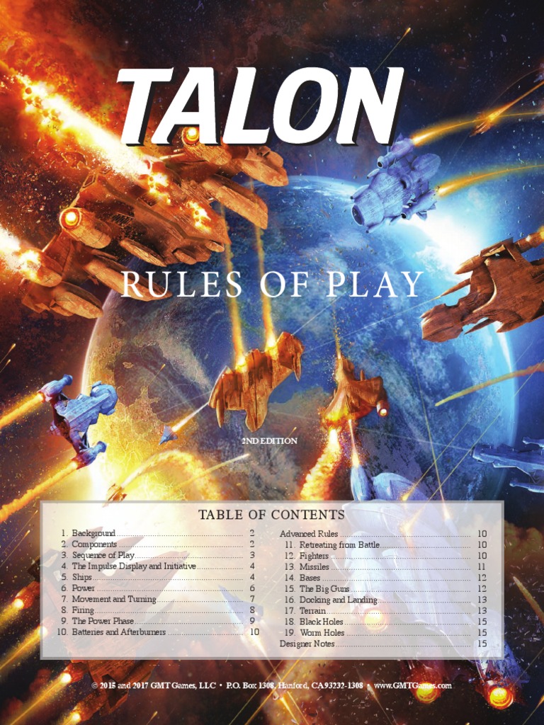 Rules of Play: 2Nd Edition | PDF | Cruiser | Rocket