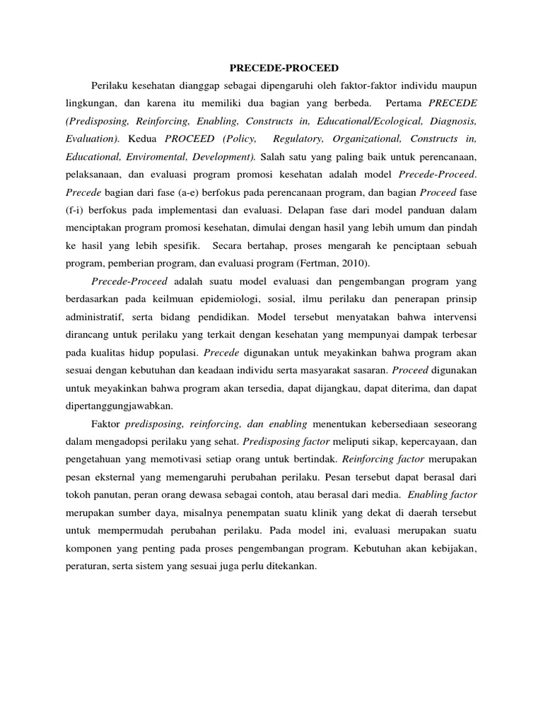 Precede Proceed | PDF