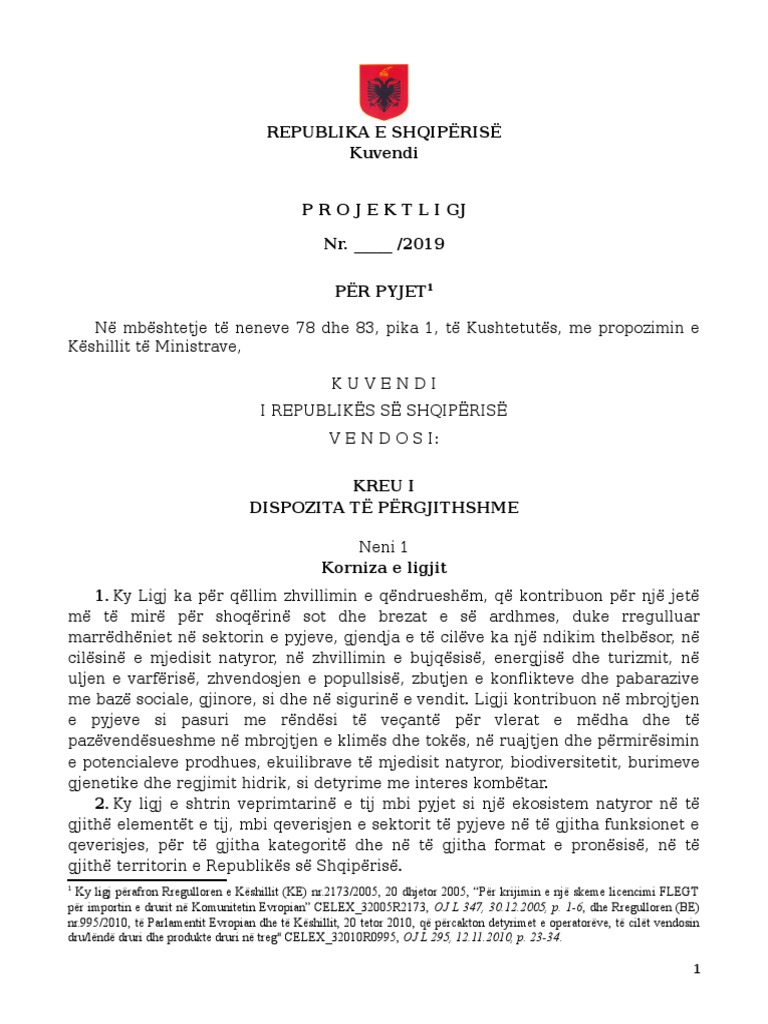 Projektligji "Per Pyjet" 2019 | PDF