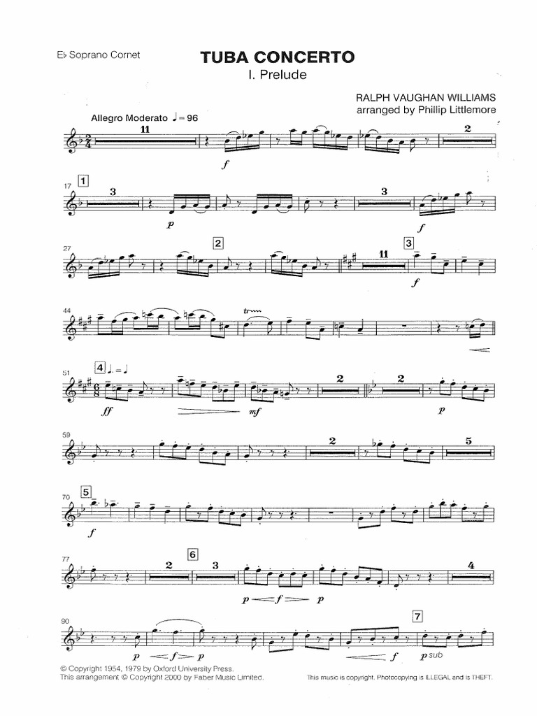 Tuba Concerto (Partichelas 01) | PDF
