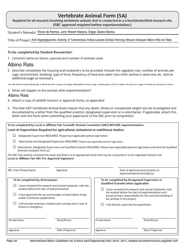 5AB - Vertebrate Animal Ext PDF | PDF | Health Care | Science