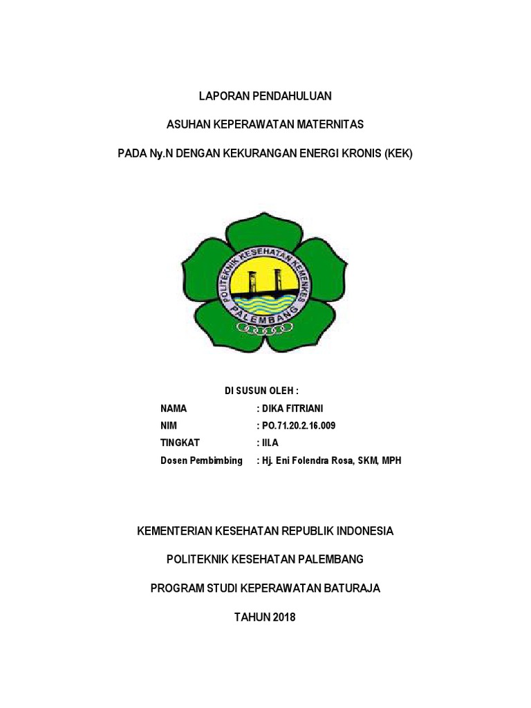 Contoh Cover Laporan | PDF