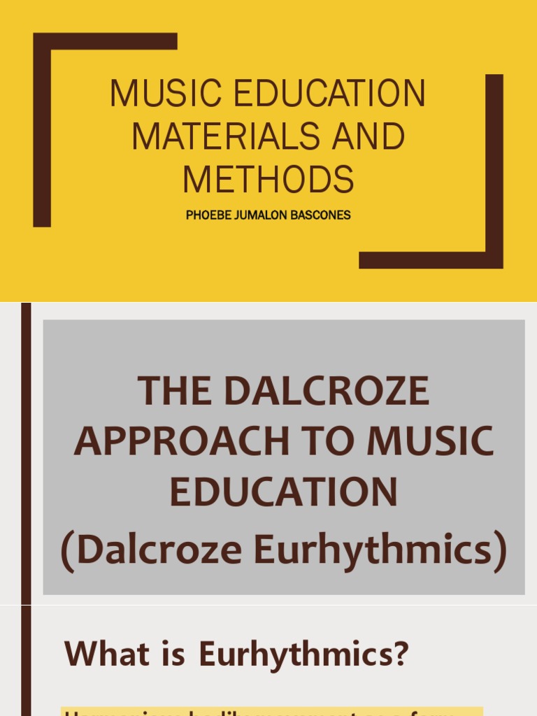 Music Education Materials and Methods | PDF | Music Education | Sound