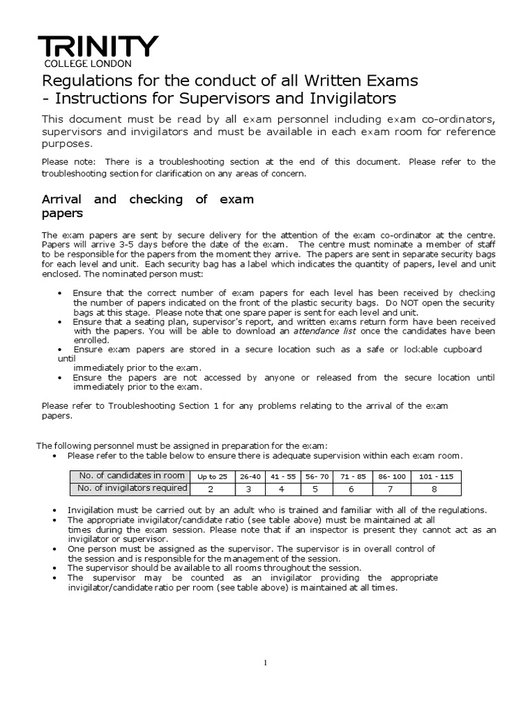 What To Say To Candidates in An Exam | PDF | Test (Assessment)