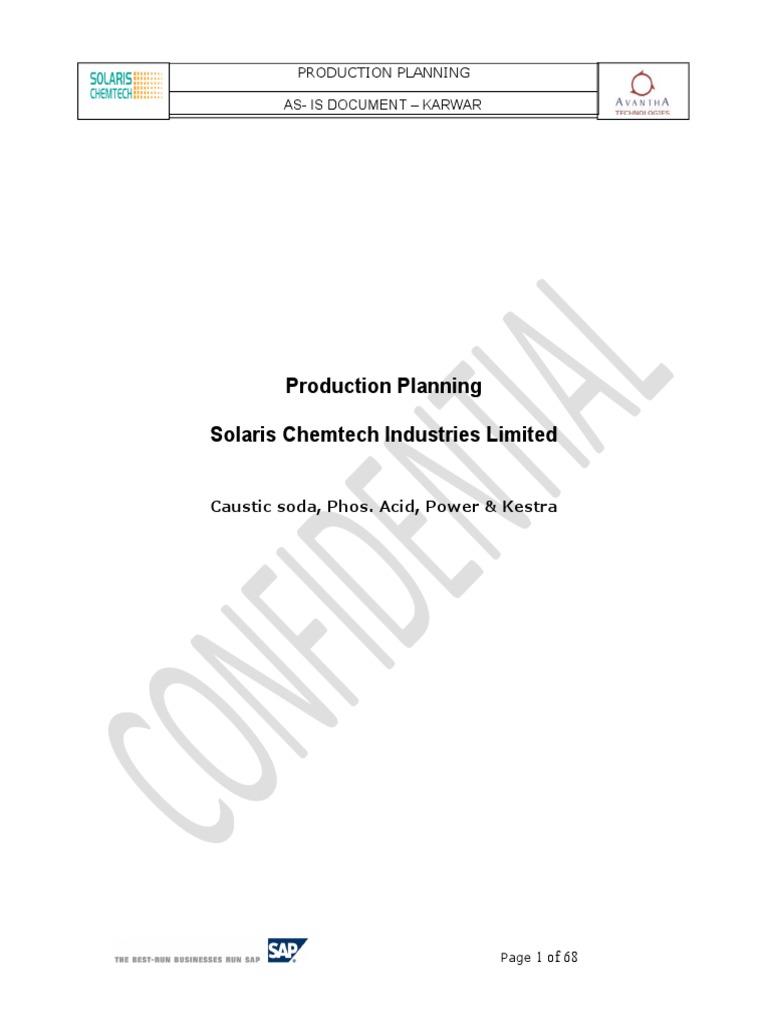 SAP PP PI Configuration Guide en de | PDF | Sodium Hydroxide ...