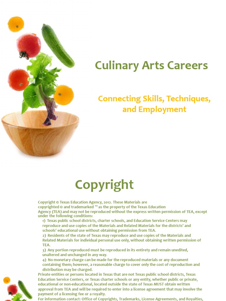 Careers in Culinary Arts PDF | PDF | Restaurants | License