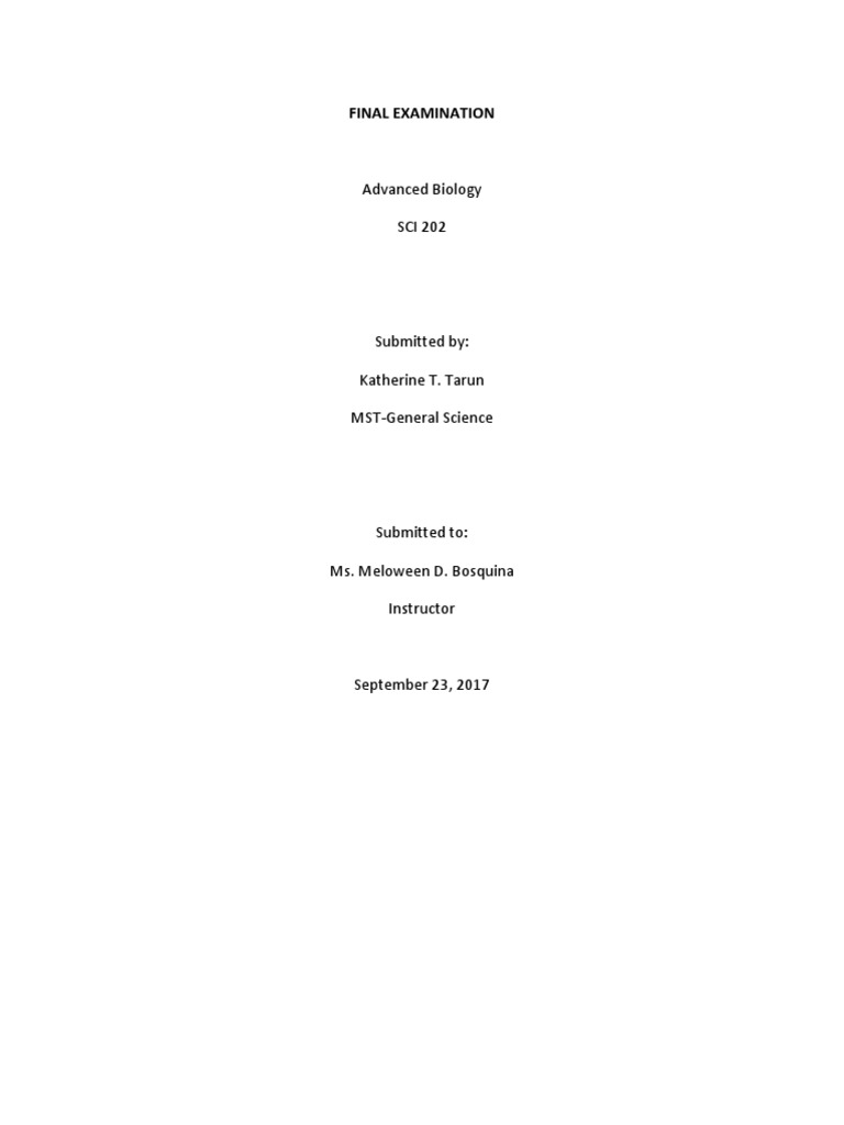 4TH Quarter Grade 9 Science | PDF