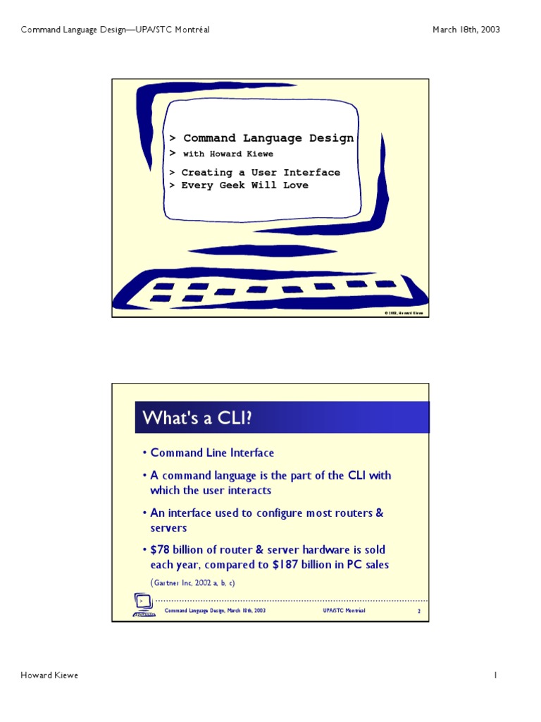 Cli Design Heuristics Slides | PDF | Command Line Interface | Usability