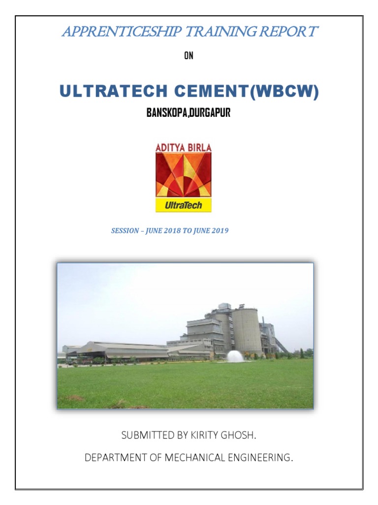 Ultratech Cement Limited | PDF | Belt (Mechanical) | Cement