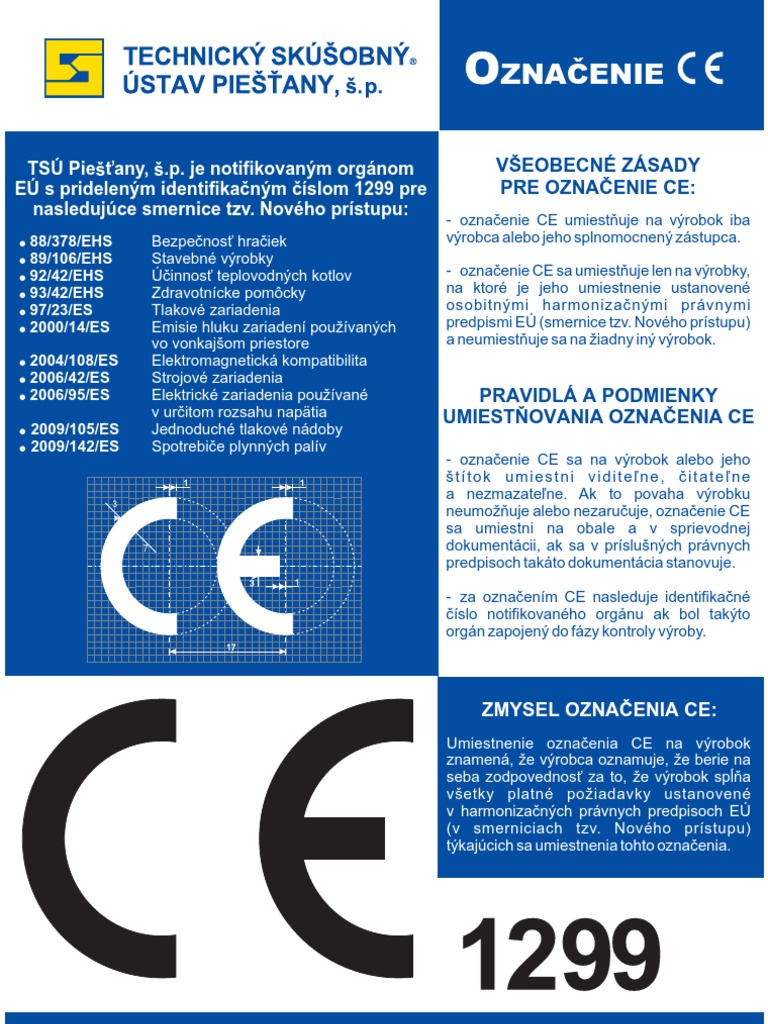 WWW - Tsu.sk - Označenie CE | PDF